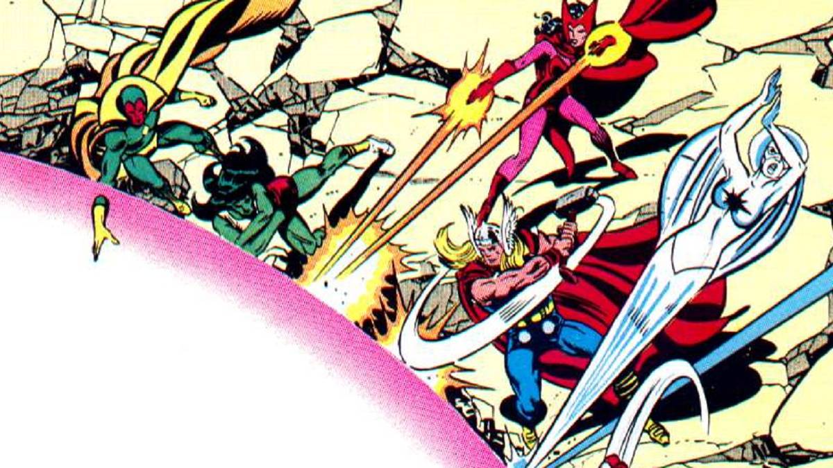 The Avengers and the Fantastic Four Tackle Both Sides of a Force Field