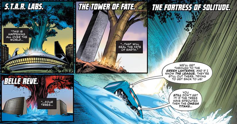 The Omega Titans Arrive on Earth in Justice League: No Justice