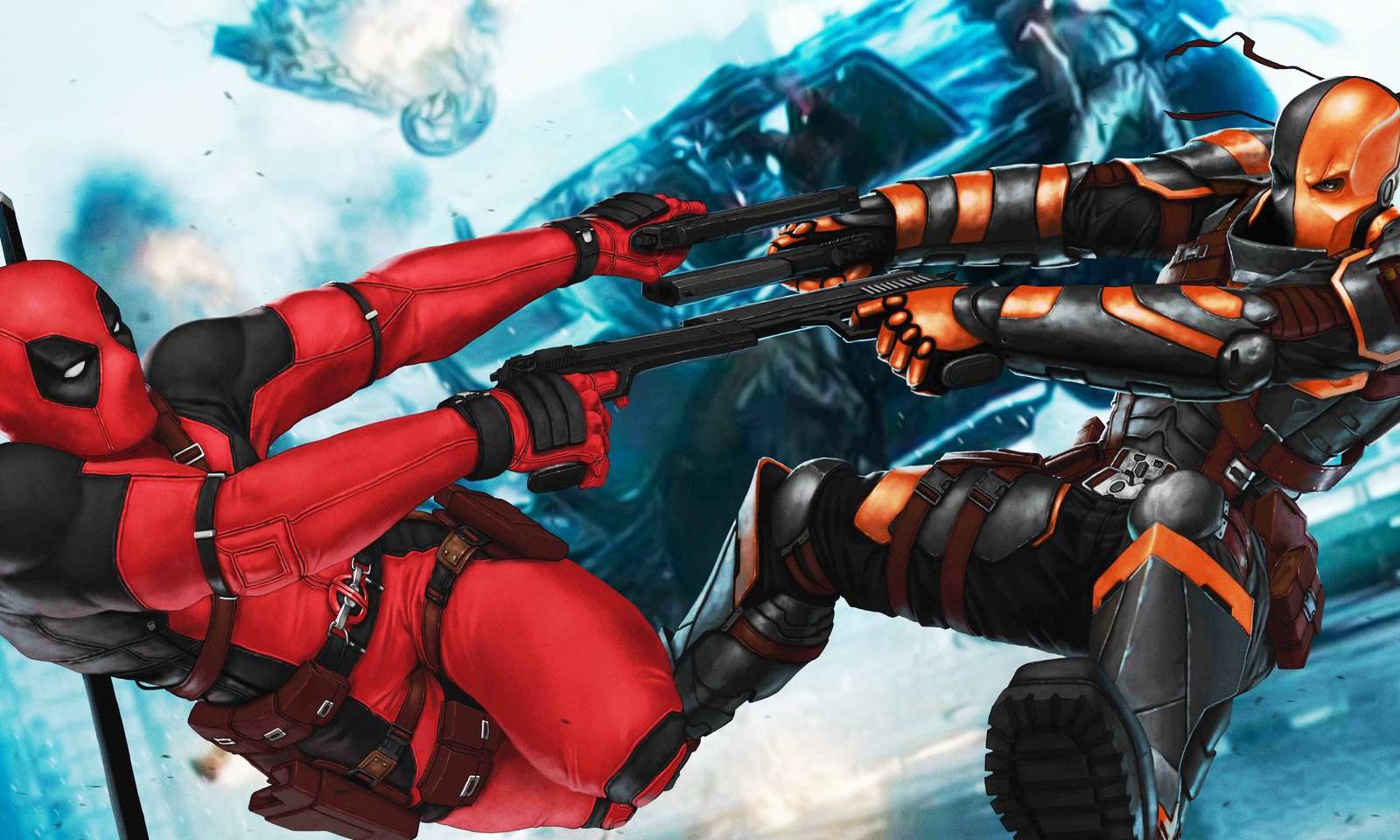 Coloriages Deathstroke Vs Deadpool