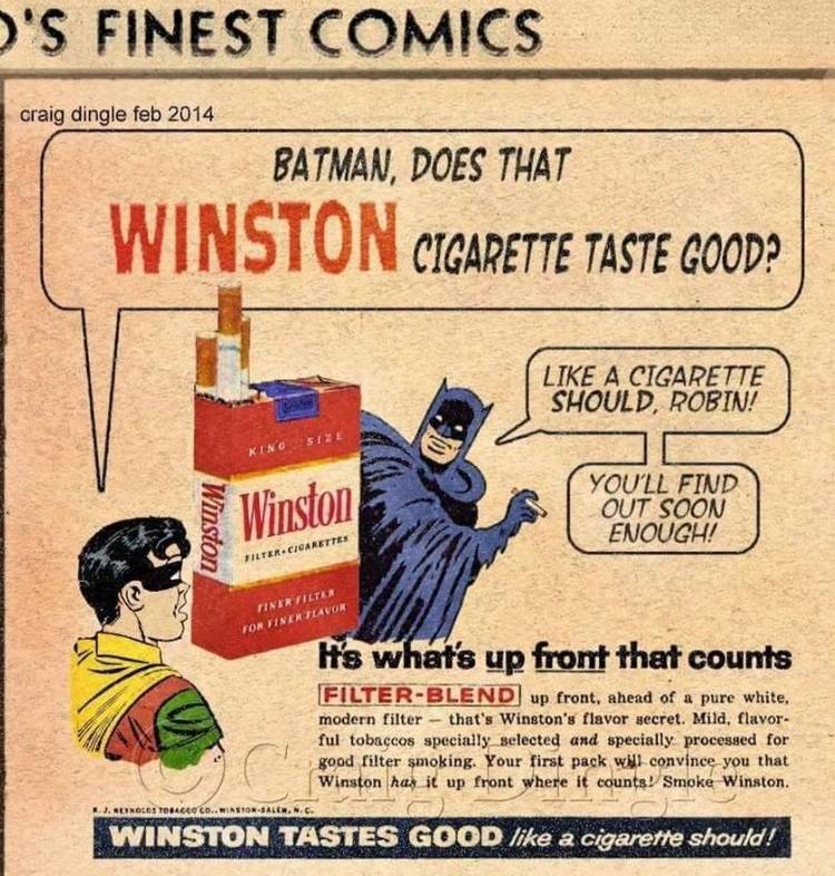 Were There Actually Batman and Robin Cigarette Ads?