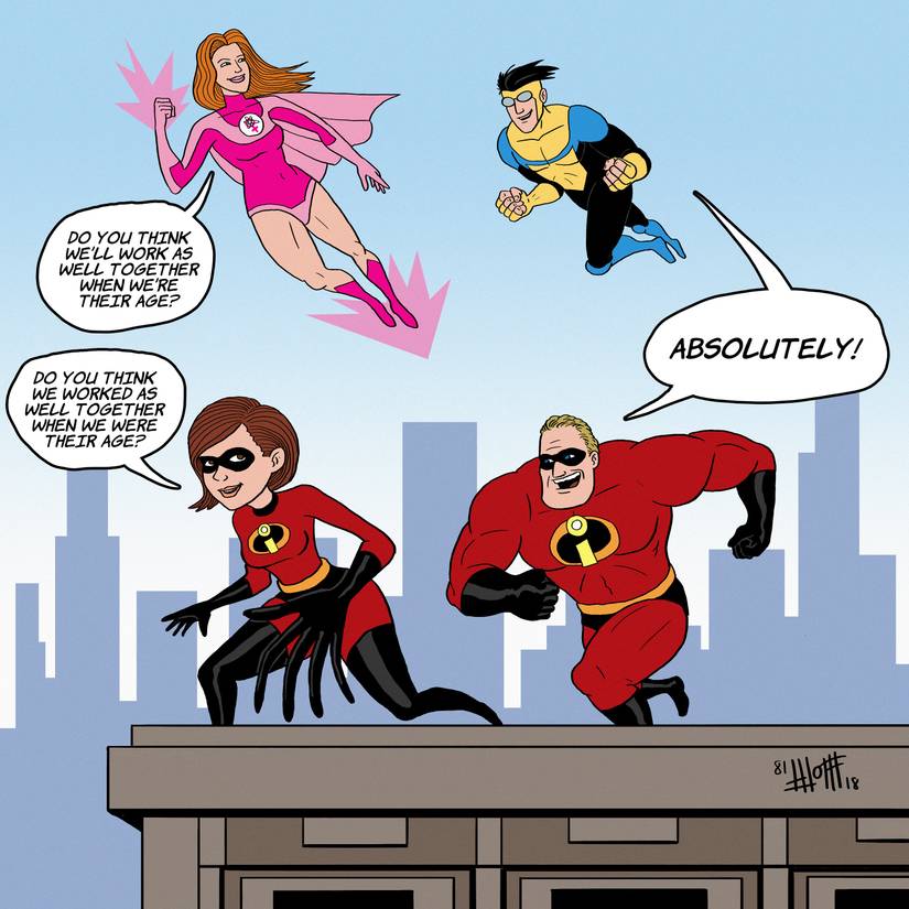 Disney Superheroes Team Up With Comic Superheroes!