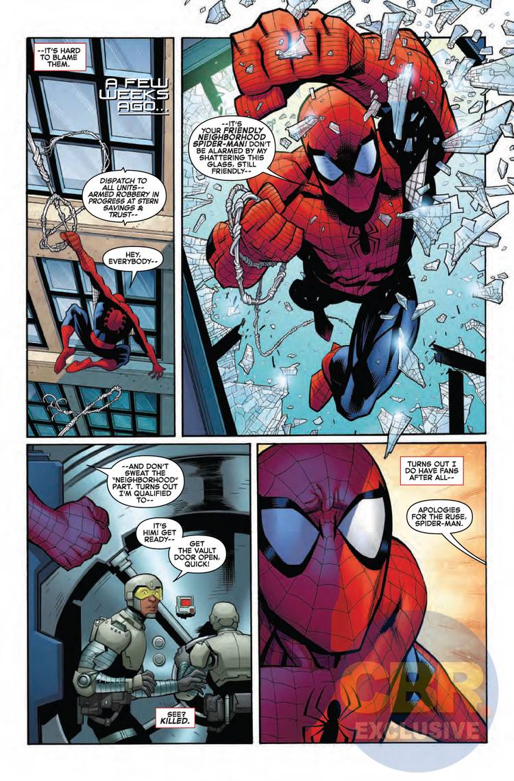 The Avengers Assemble in Amazing Spider-Man #1 Preview