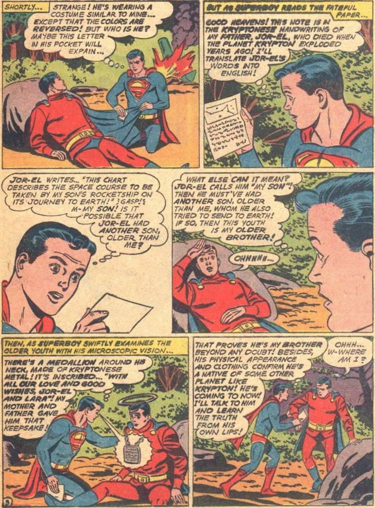 Mon-El Wasn't the First Alien That Kal-El Thought Was His Brother