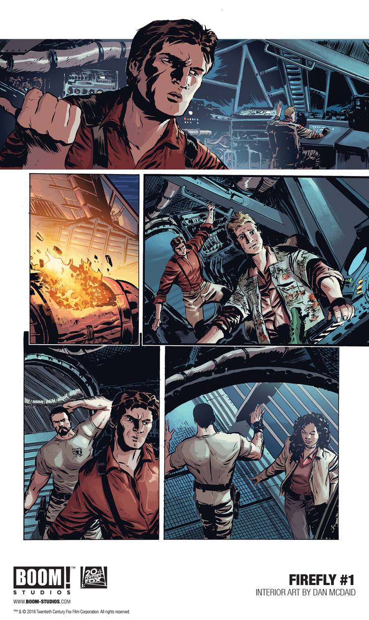 Firefly #1 Preview Reunites Mal, Zoe, Wash and the Rest of Serenity