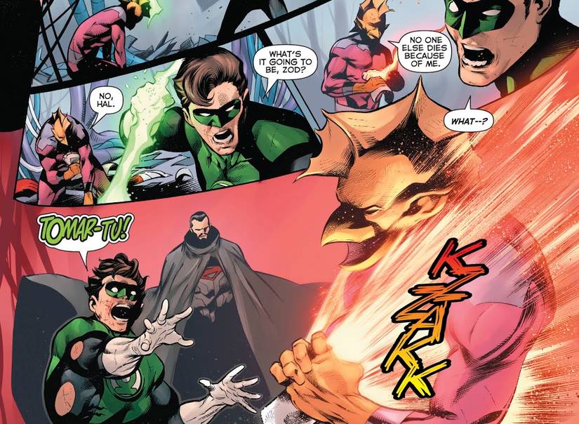 Hal Jordan Can't Save a Friend from Death in Green Lantern Corps' Finale