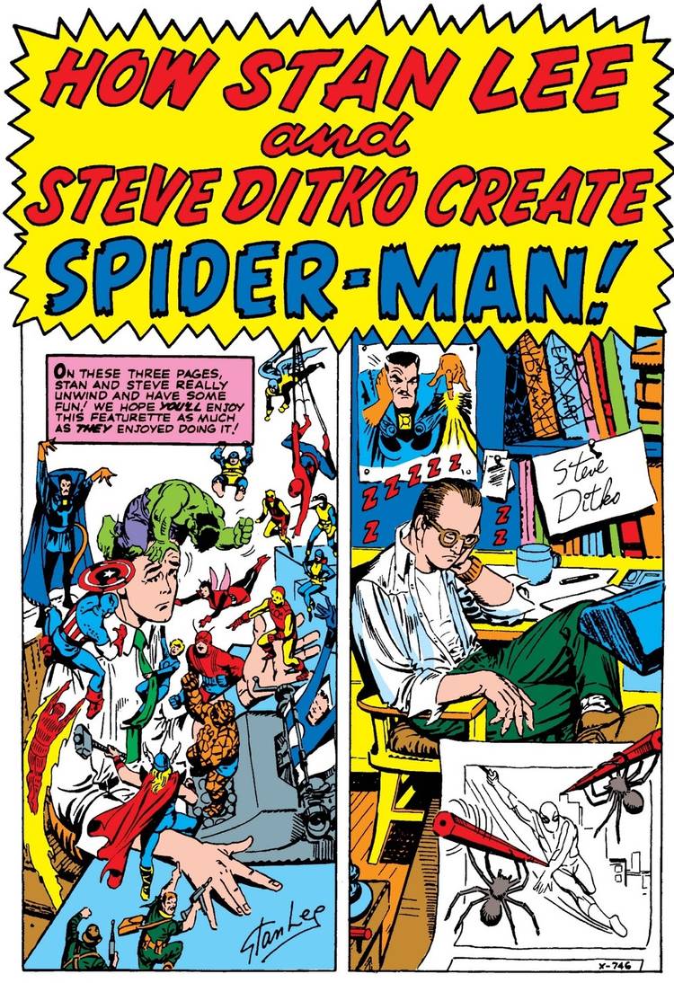 The 'Marvel Method' As Depicted in Actual Marvel Comics