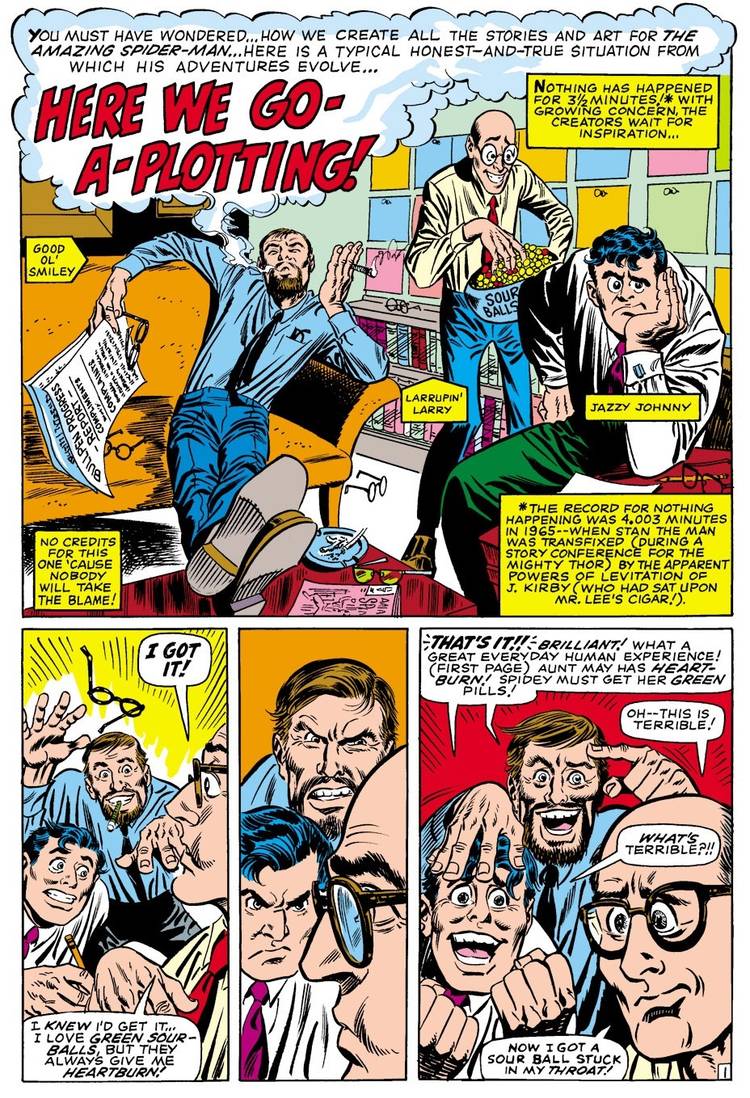 The 'Marvel Method' As Depicted in Actual Marvel Comics