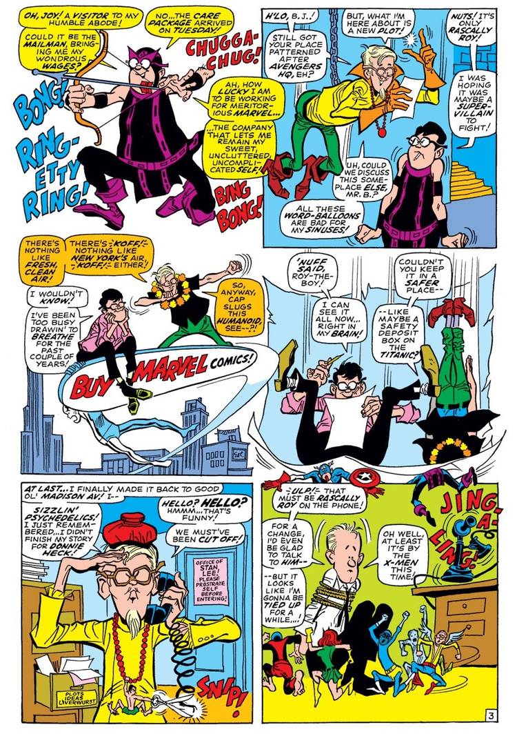 The 'Marvel Method' As Depicted in Actual Marvel Comics