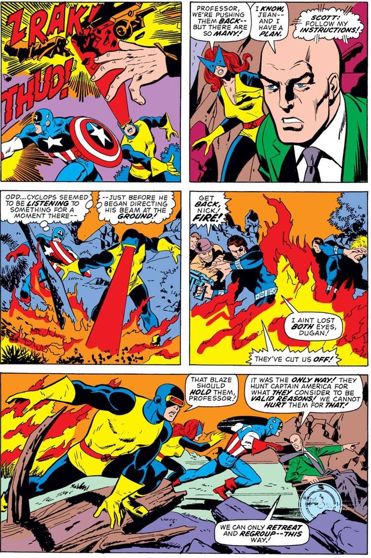 Instances of Cyclops Using His Heat Vision