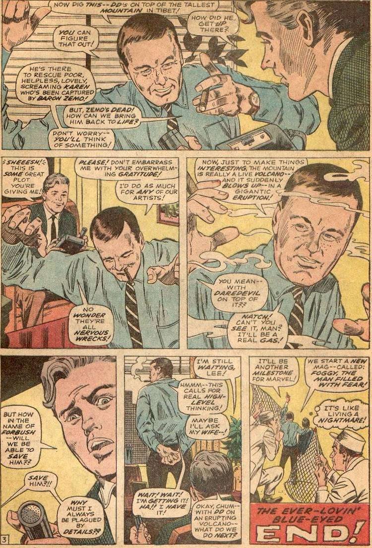 The 'Marvel Method' As Depicted in Actual Marvel Comics