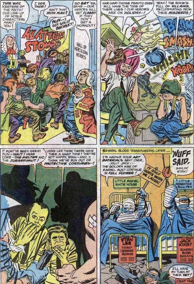 The 'Marvel Method' As Depicted in Actual Marvel Comics