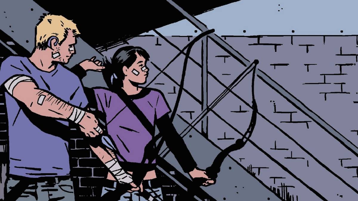 Clint Barton and Kate Bishop's First Hawkeye Team-Up