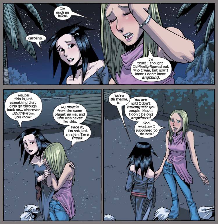 Runaways: Nico and Karolina Finally Get Together After 13 Years