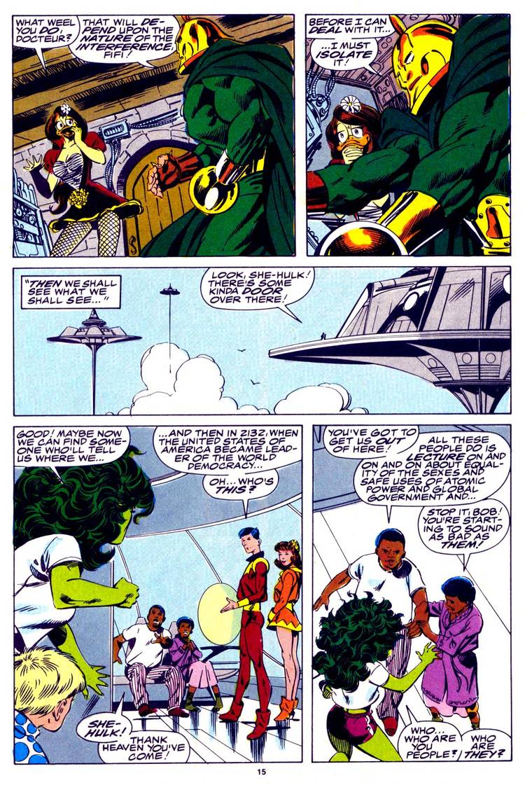 John Byrne's Amusing Fantastic Four Homage in Sensational She-Hulk