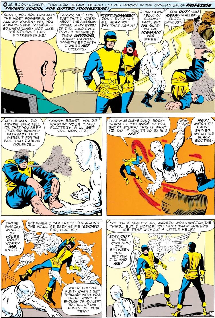 Instances of Cyclops Using His Heat Vision