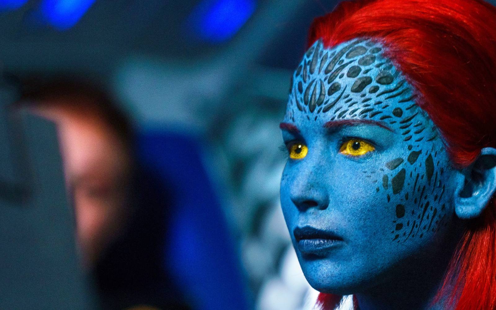 Jennifer Lawrence Próiseas Makeup Mystique Applying Mystique's Makeup