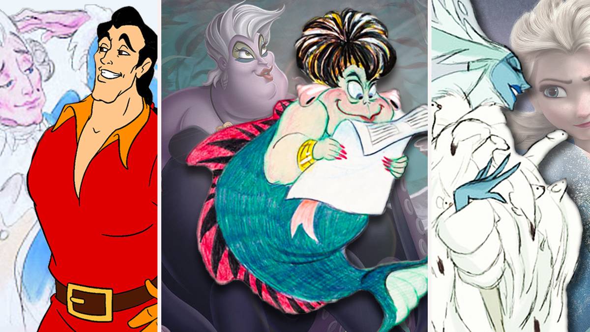Back To The Drawing Board: 26 Pieces Of Unused Disney Character Art