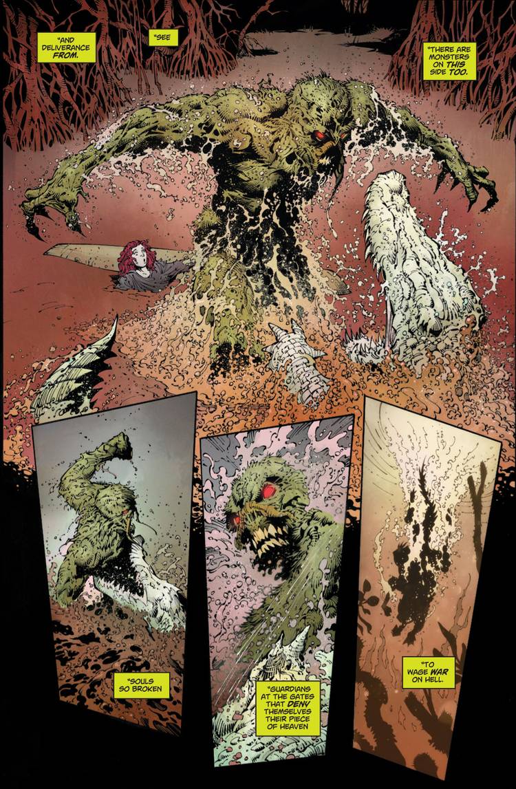 DC Releases a Preview of Azzarello & Capullo's Swamp Thing Story