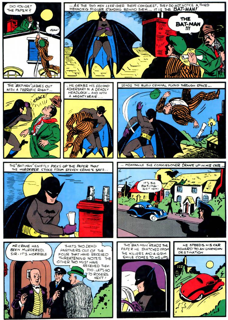 The Evolution of the Spikes on Batman's Gloves