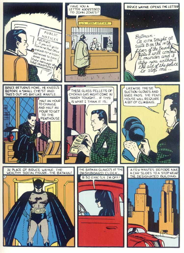 The Evolution of the Spikes on Batman's Gloves