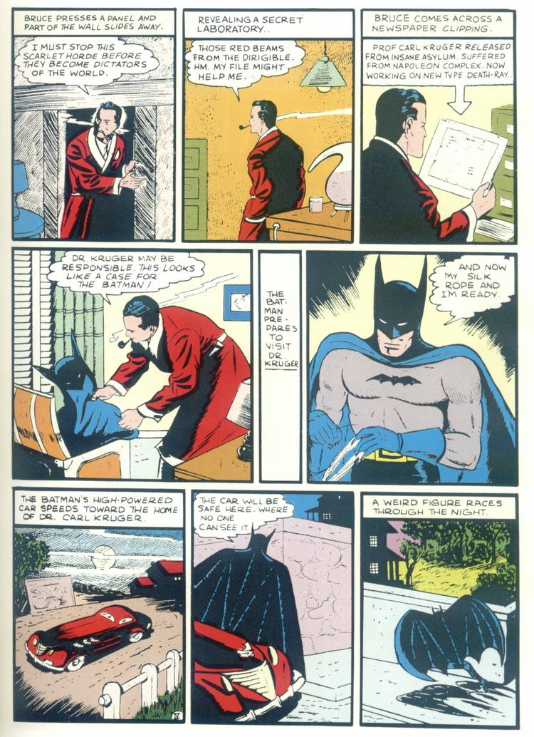 The Evolution of the Spikes on Batman's Gloves