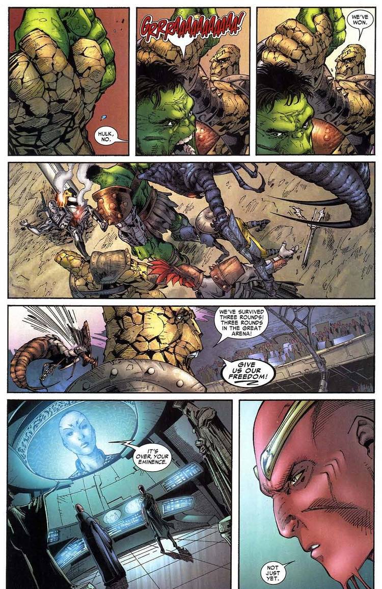 If Superheroes Leave the Earth, They Have to Fight in a Gladiator Arena