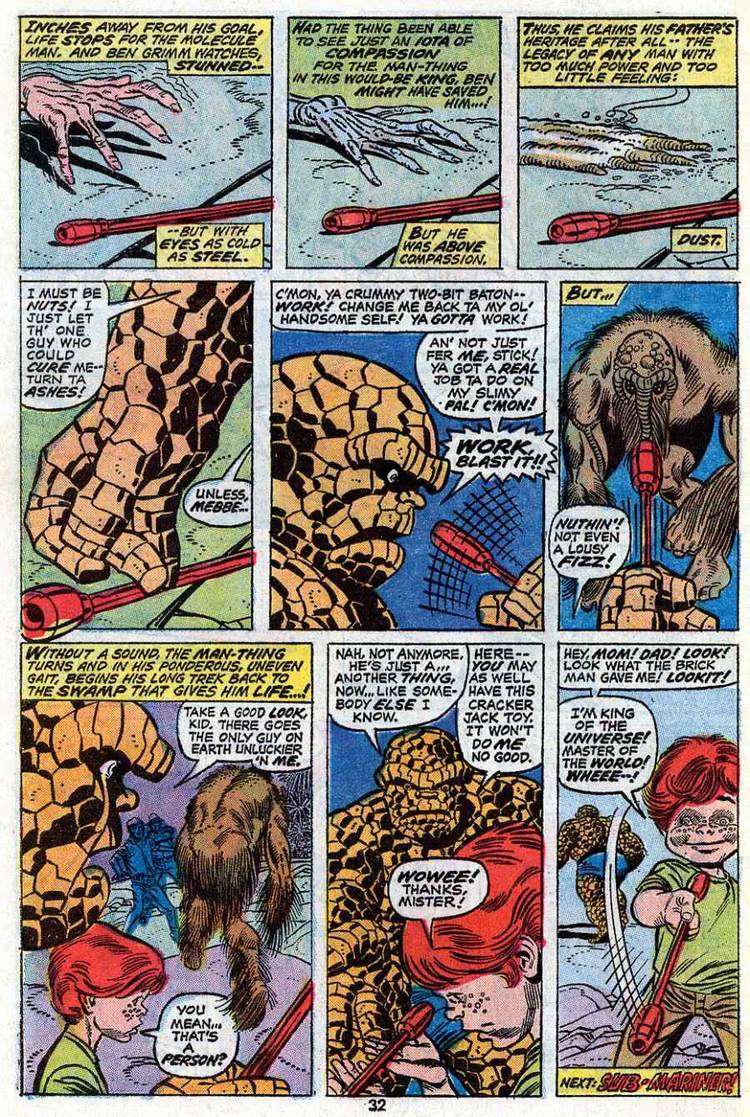 When Did the Molecule Man's Personality Change So Dramatically?