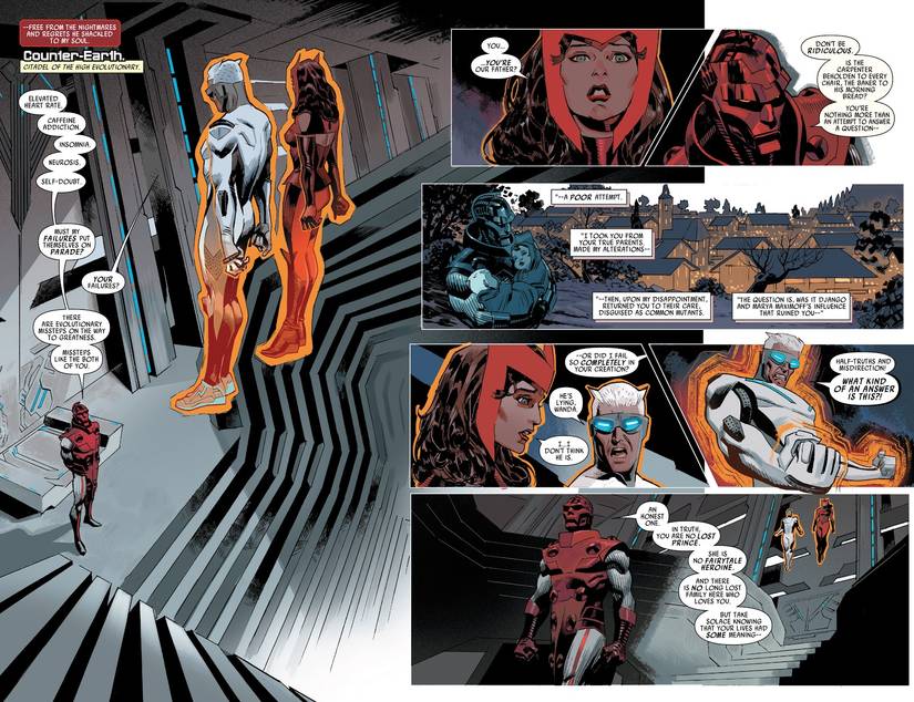 Scarlet Witch Learned She Wasn't Magneto's Daughter or a Mutant