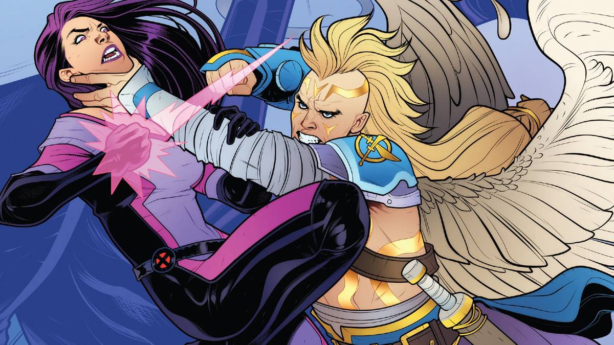 X-Men: Psylocke and Angel's Relationship Just Changed Forever