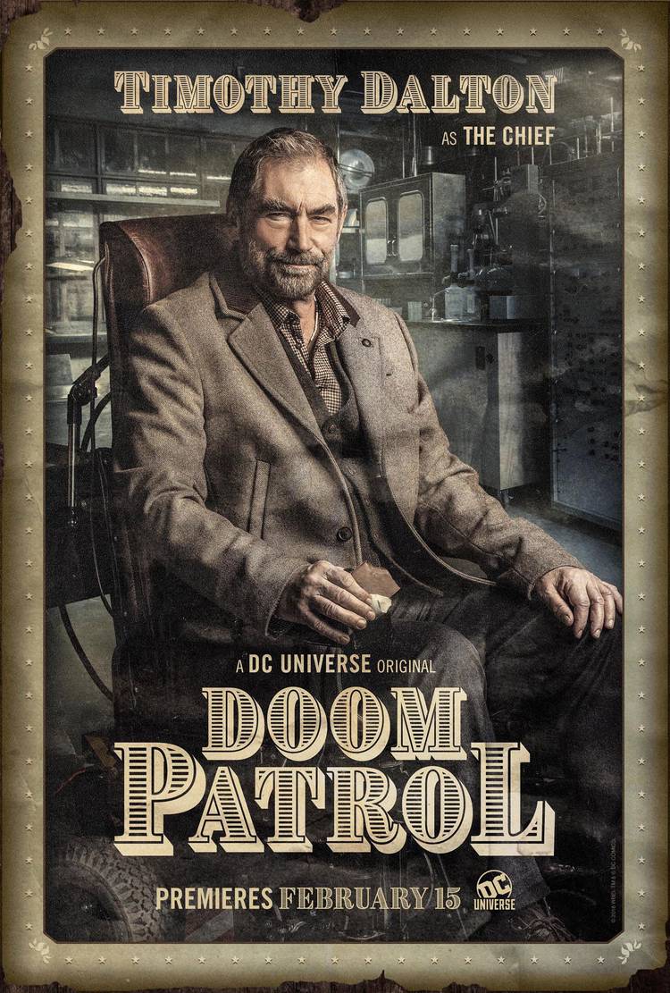 DC Universe: Doom Patrol Character Posters, Debut Date Revealed