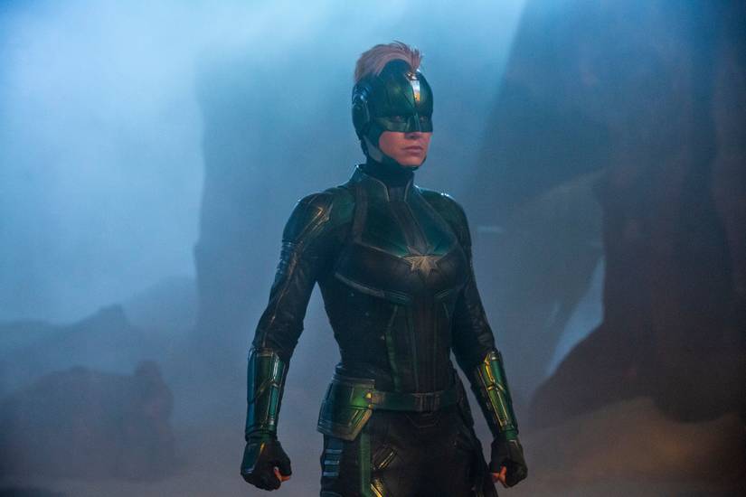Captain Marvel Gets Her Signature Mohawk in New Photo