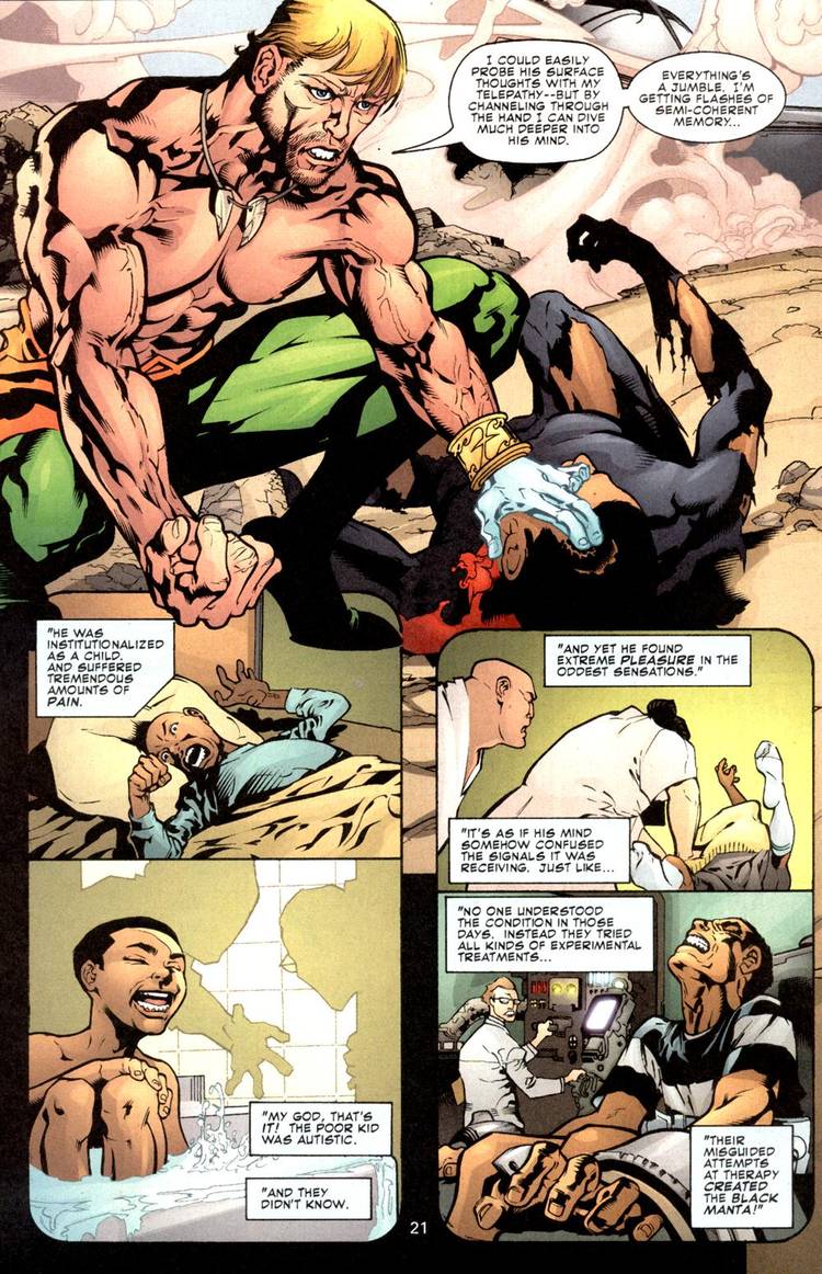 The Disappointing Way That Black Manta's Autism Was Handled