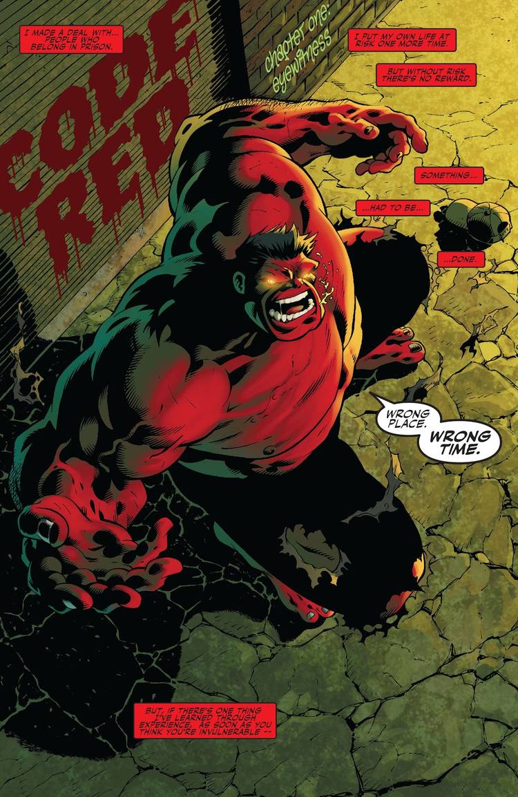 When Domino Took Down the Red Hulk...With Just a Hammer?