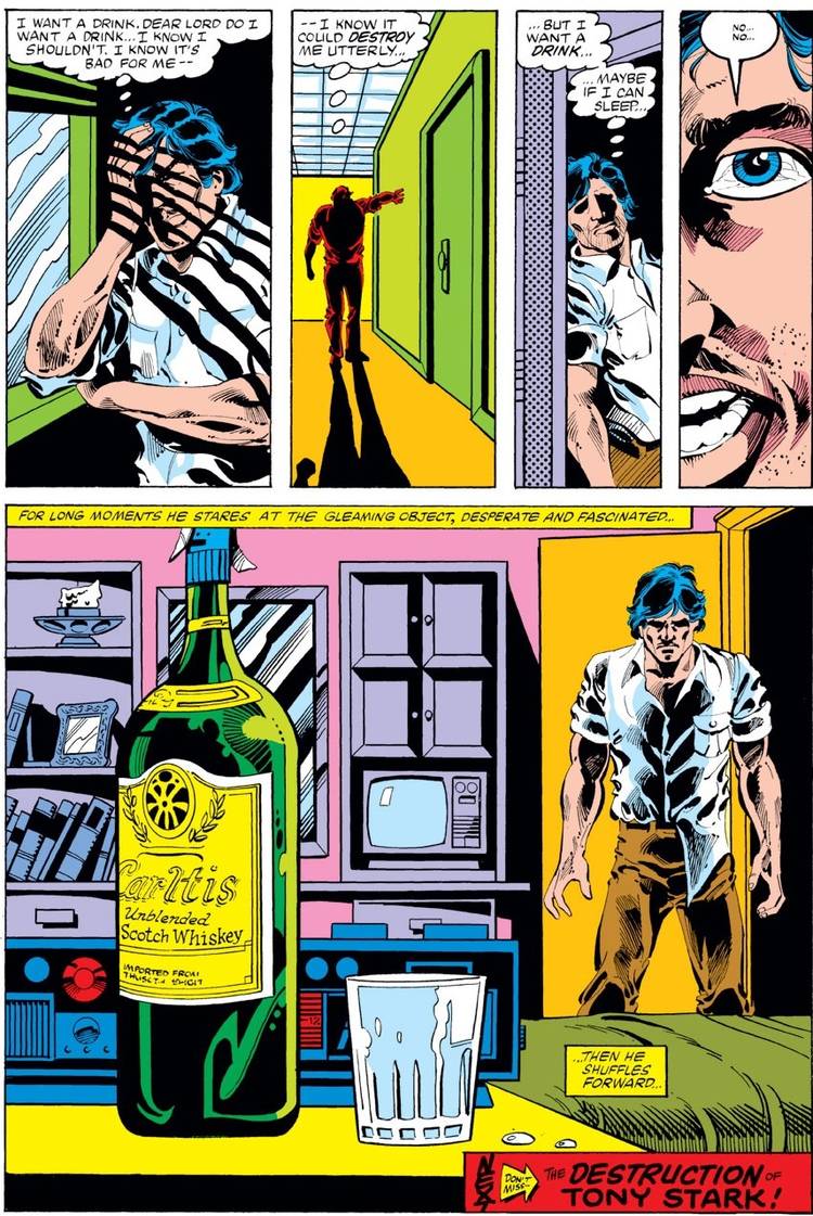 When Iron Man Became Too Intoxicated to Remain an Avenger