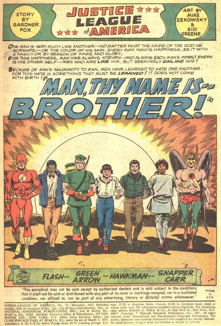 The Justice League Reminds Us That We're All Brothers