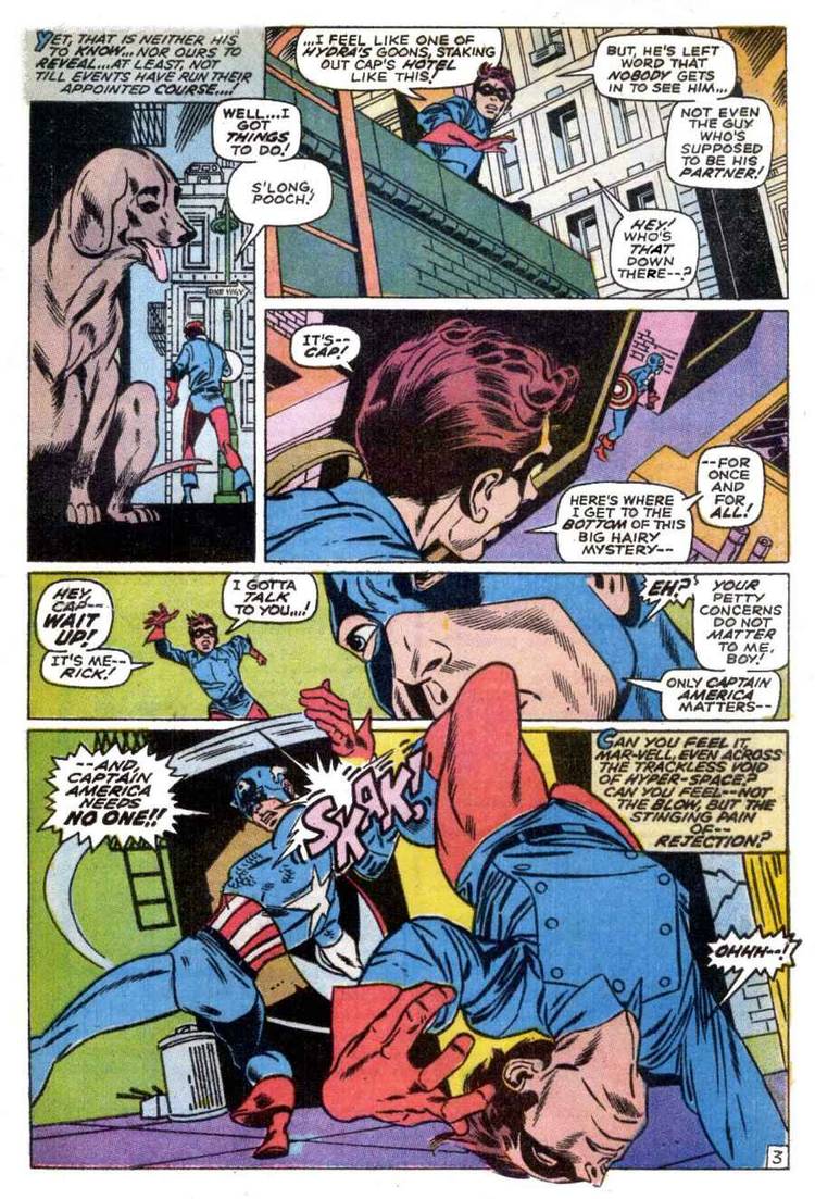 Rick Jones' Oddly Short-Lived Stint as Captain America's Partner