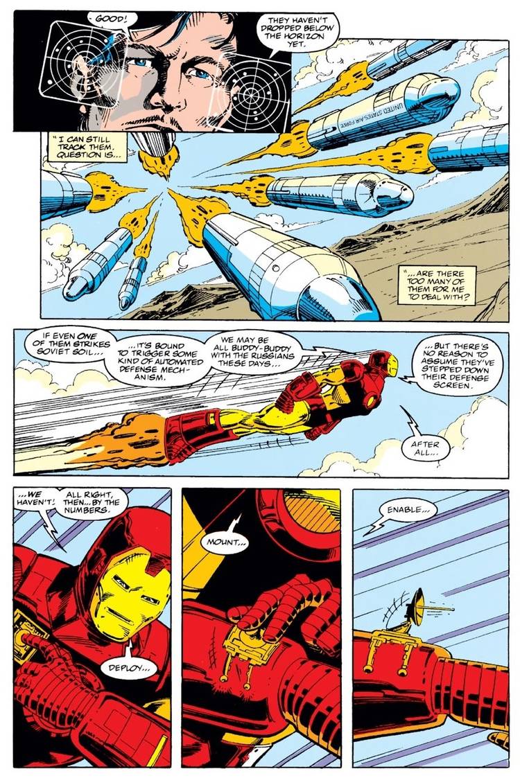 When Did Iron Man First Have a Head-Up Display?