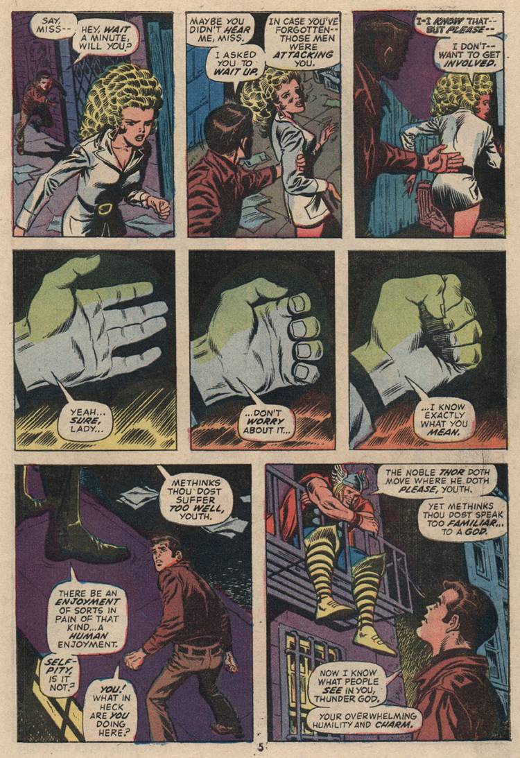 Thor Sometimes Just Hangs Out on Fire Escapes Watching People Get Mugged