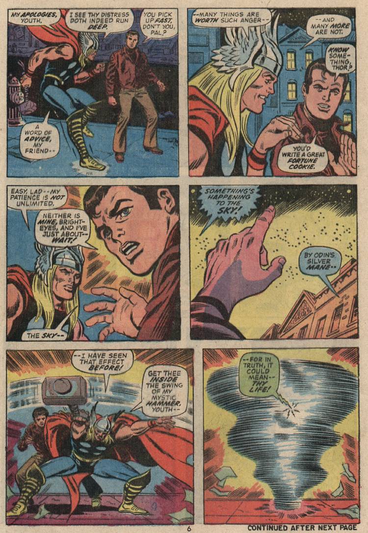 Thor Sometimes Just Hangs Out on Fire Escapes Watching People Get Mugged