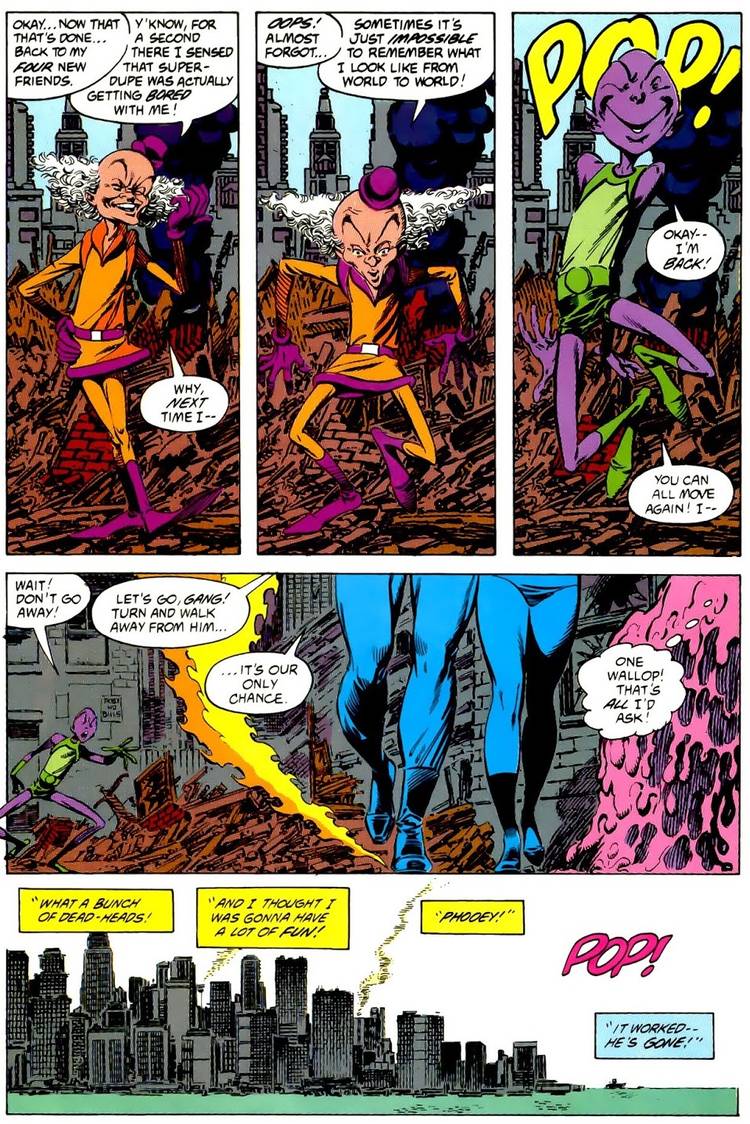 Mister Mxyzptlk Connects the DC and Marvel Universes