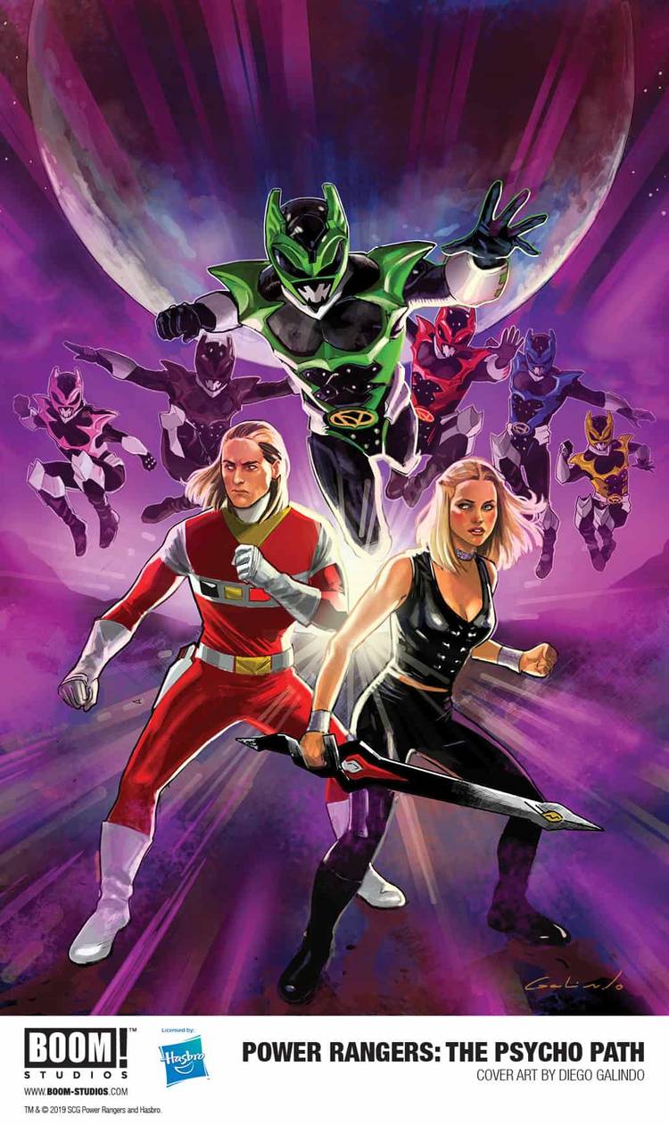 Power Rangers: The Psycho Rangers Return in Boom! Studios Graphic Novel