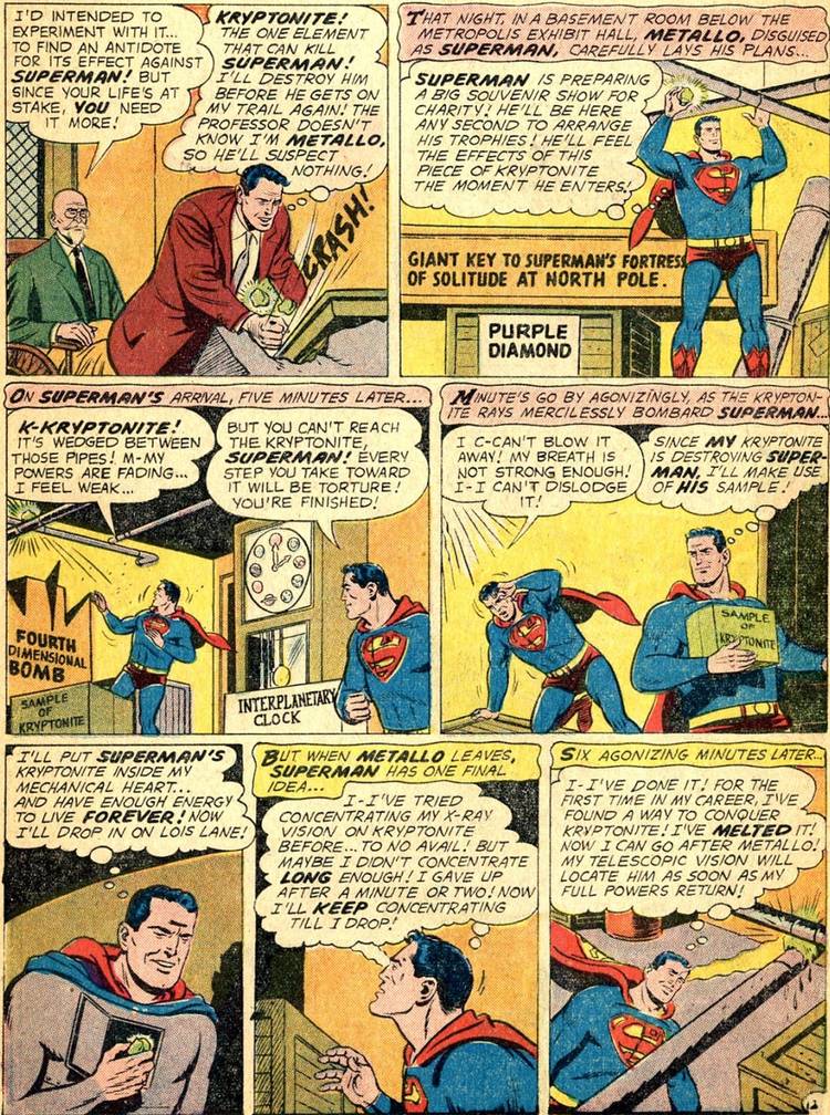 Does Liquefying Kryptonite Seriously Eliminate Its Effect on Superman?