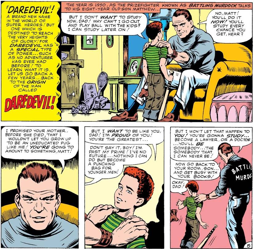 That's Really What Happened to the Old Blind Man That Matt Murdock Saved?
