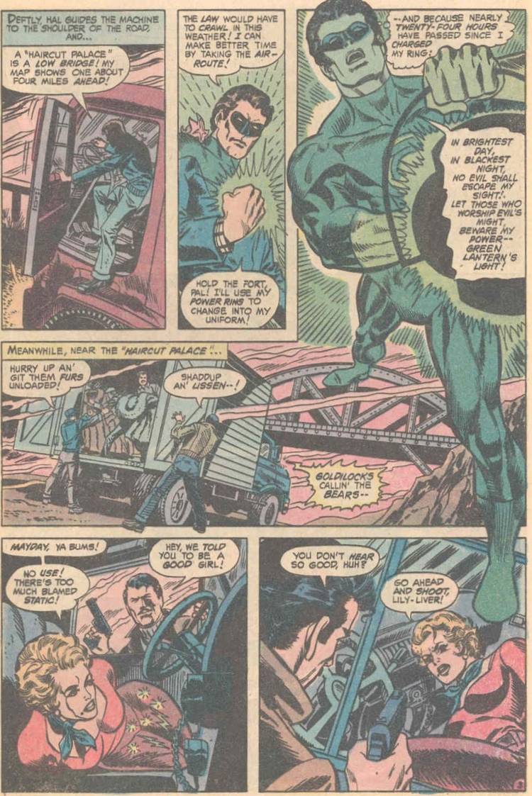 When Hal Jordan Isn't Working as a Test Pilot, He Works Some Odd Gigs