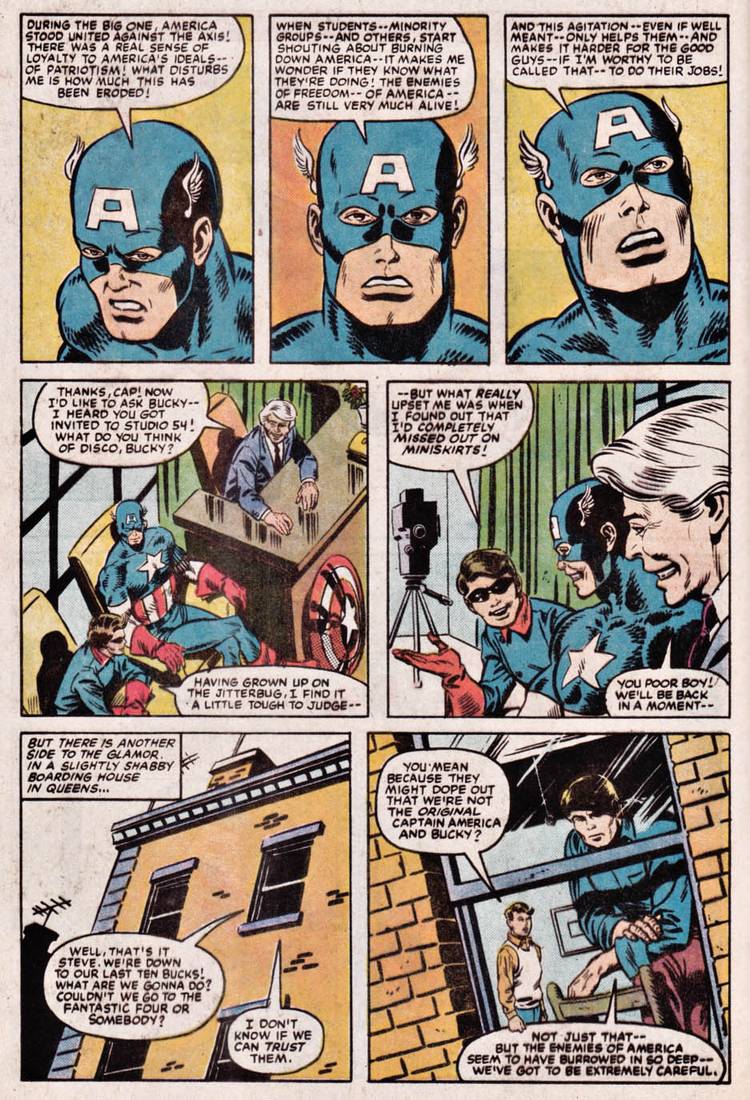 An Alternate Reality Captain America Turns Around a Corrupted America
