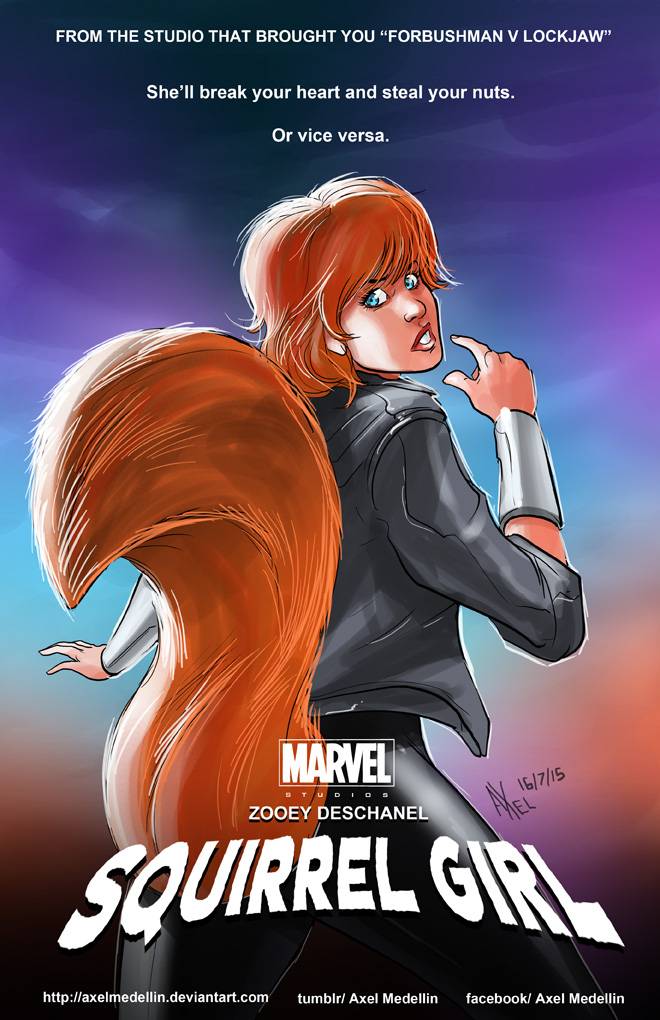 Squirrel Girl Takes Over the Line it is Drawn