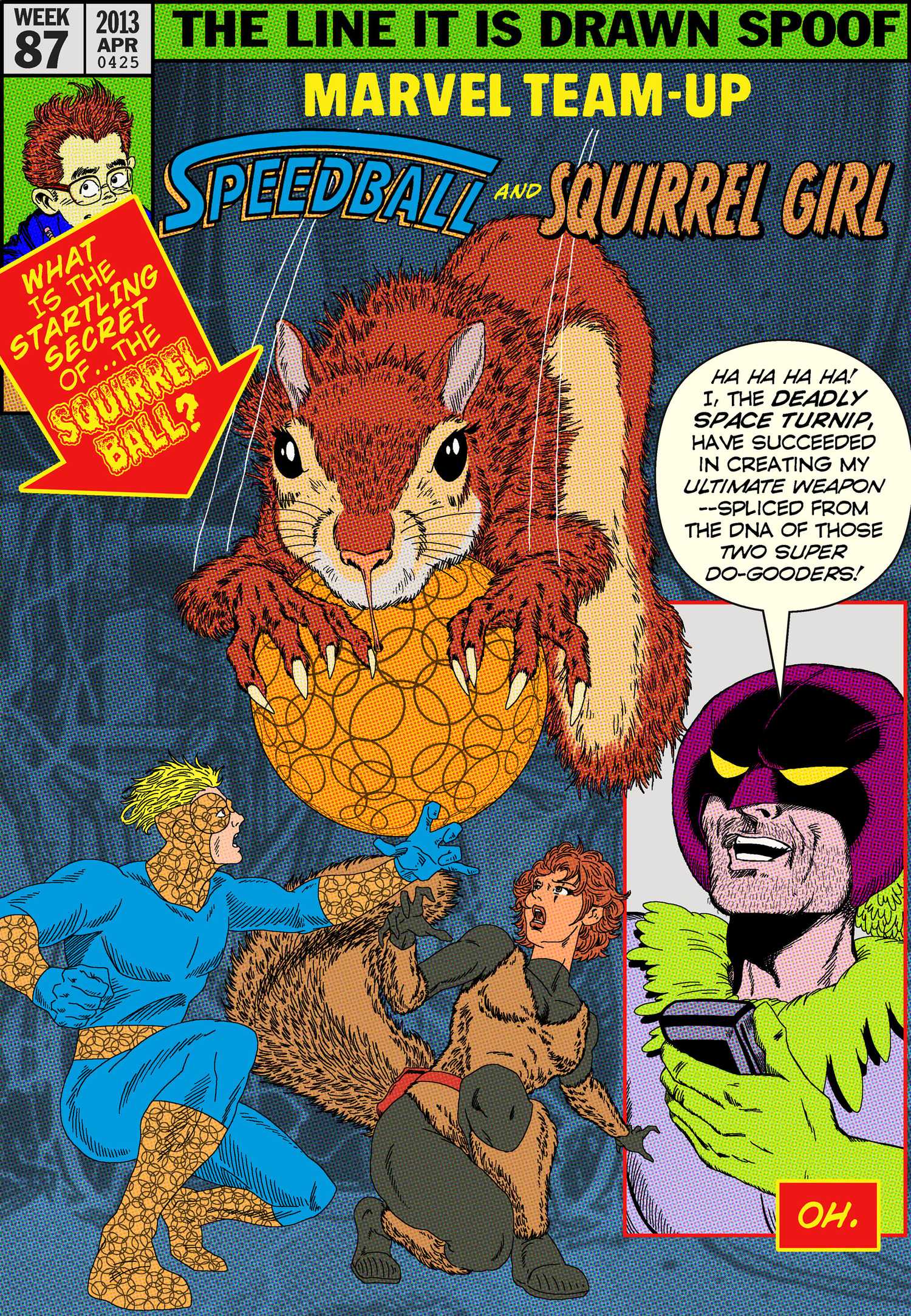 Squirrel Girl Takes Over the Line it is Drawn