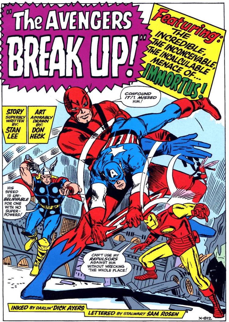 The Avengers Stretch the Definition of 'Breaking Up' to an Absurd Level