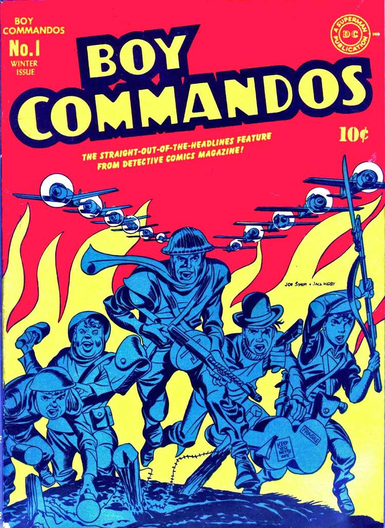 Joe Simon and Jack Kirby Weep Over the 'Death' of the Boy Commandos