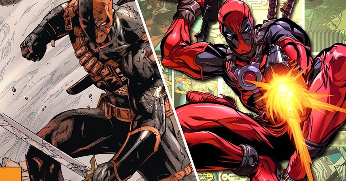 Hvordan Tegne Deadpool Vs Deathstroke Deadpool Meets Deathstroke